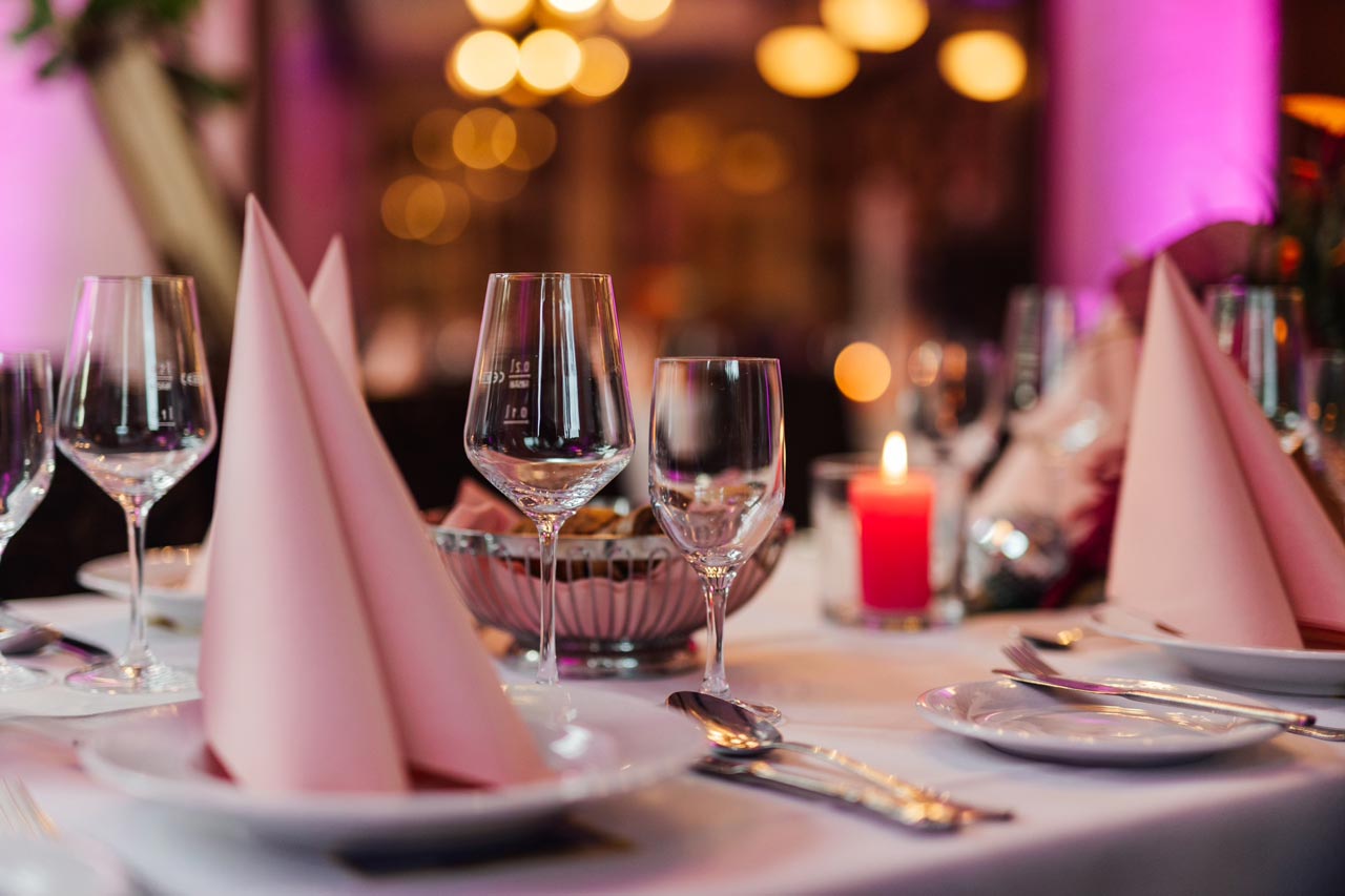 Veranstaltungsräume für Feiern oder geschäftliche Anlässe